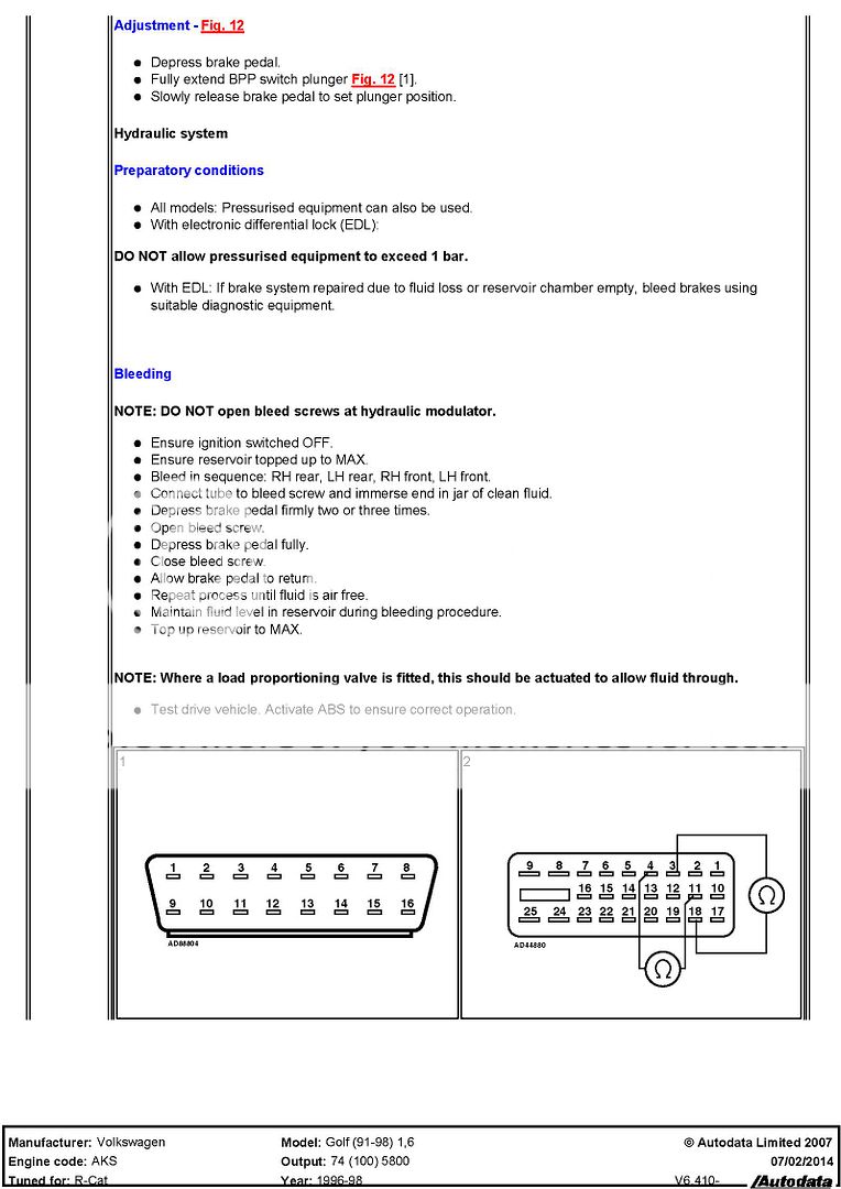 Golf Mk4 Abs Control Module at Tyra Lopez blog