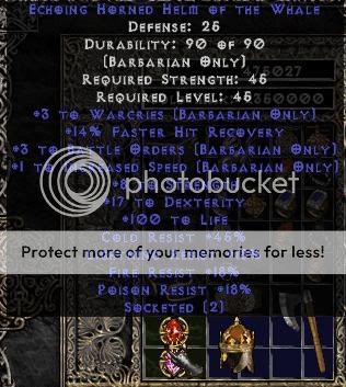This helm have any value or worth socketing? : r/Diablo_2_Resurrected