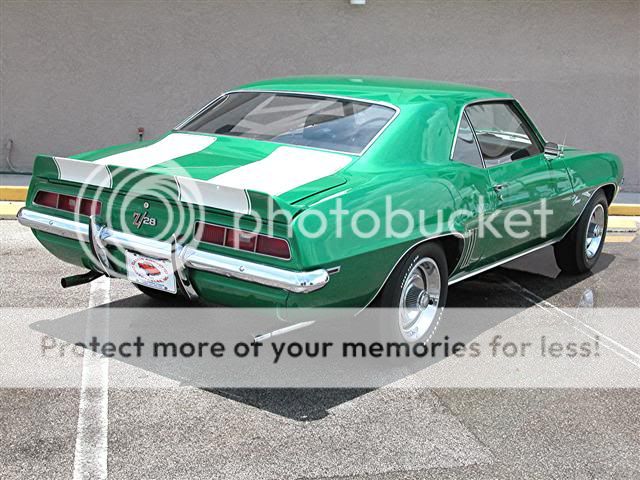 Rally Green 69 Camaro with Z Stripes | Team Camaro Tech