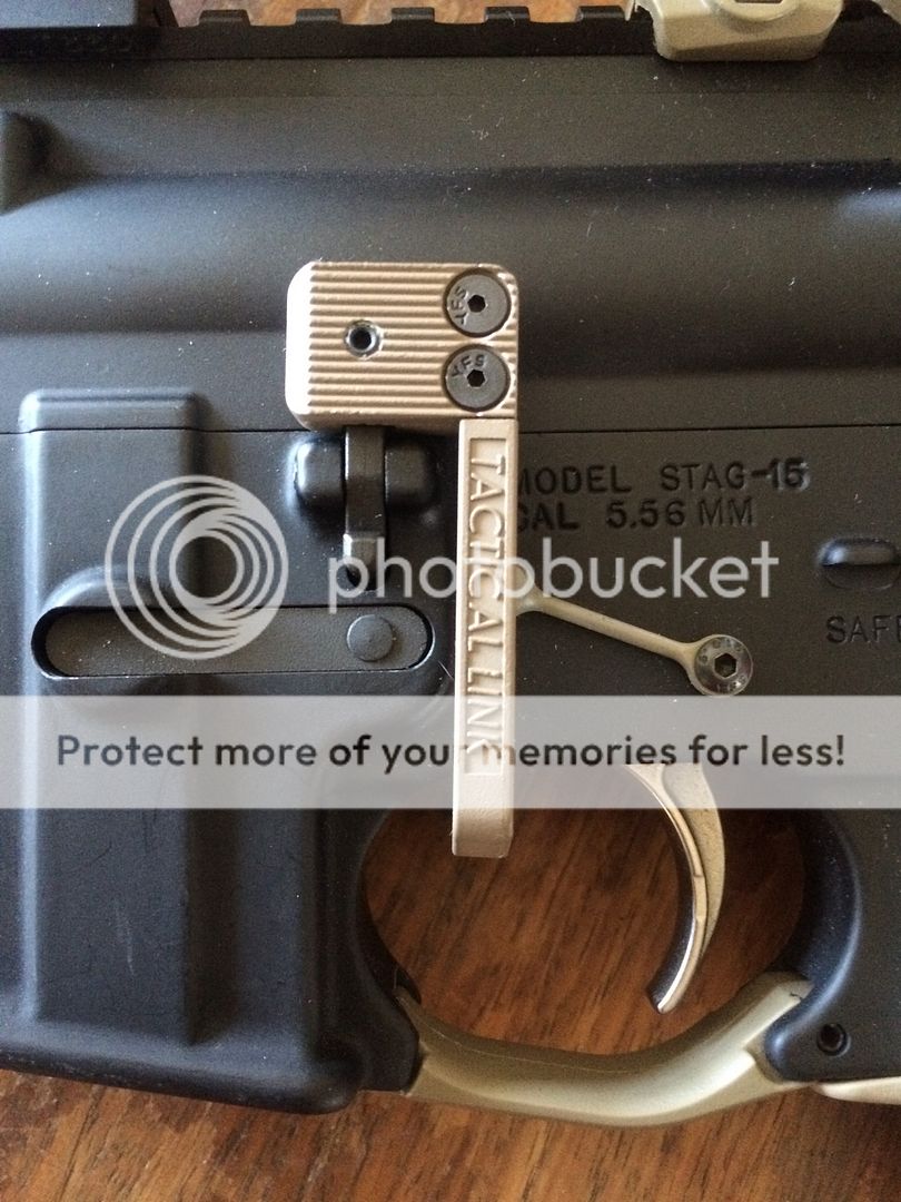 Tactical Link Enhanced Battery Assist Lever in FDE (Similar to Magpul B ...