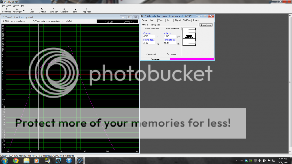 X-15 6th order design help - Subwoofers / Enclosures - Steve Meade Designs
