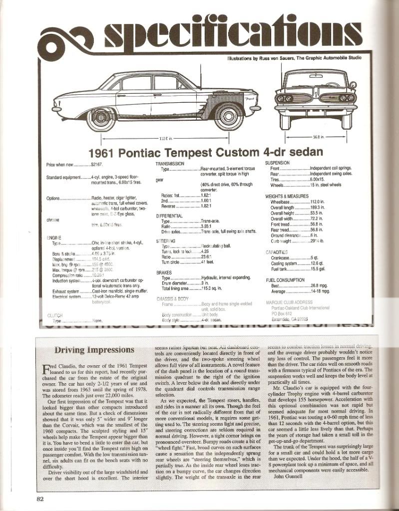 Archive: "Ropedrive" Transaxle Pontiac Tempest 1961-1963 | VW Vortex ...