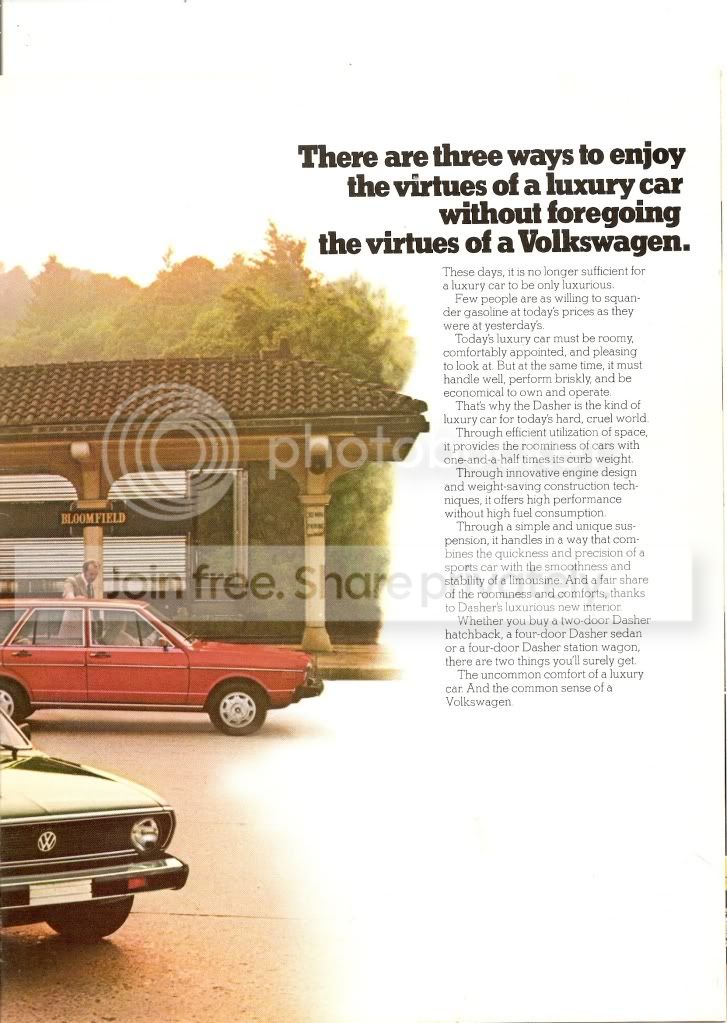 Archive - VW Dasher Twin-Spin, 1976 & 1979 | VW Vortex - Volkswagen Forum