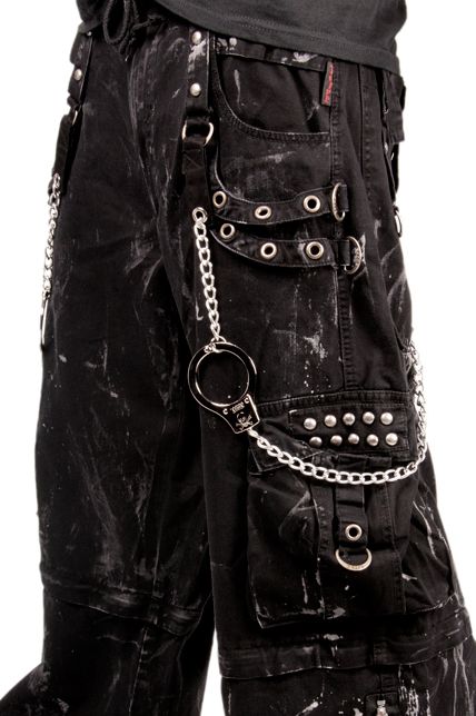 TRIPP MECHANIC ACID RAVE GOTHIC CYBER CHAIN GOTH TECHNO JEANS PUNK ...